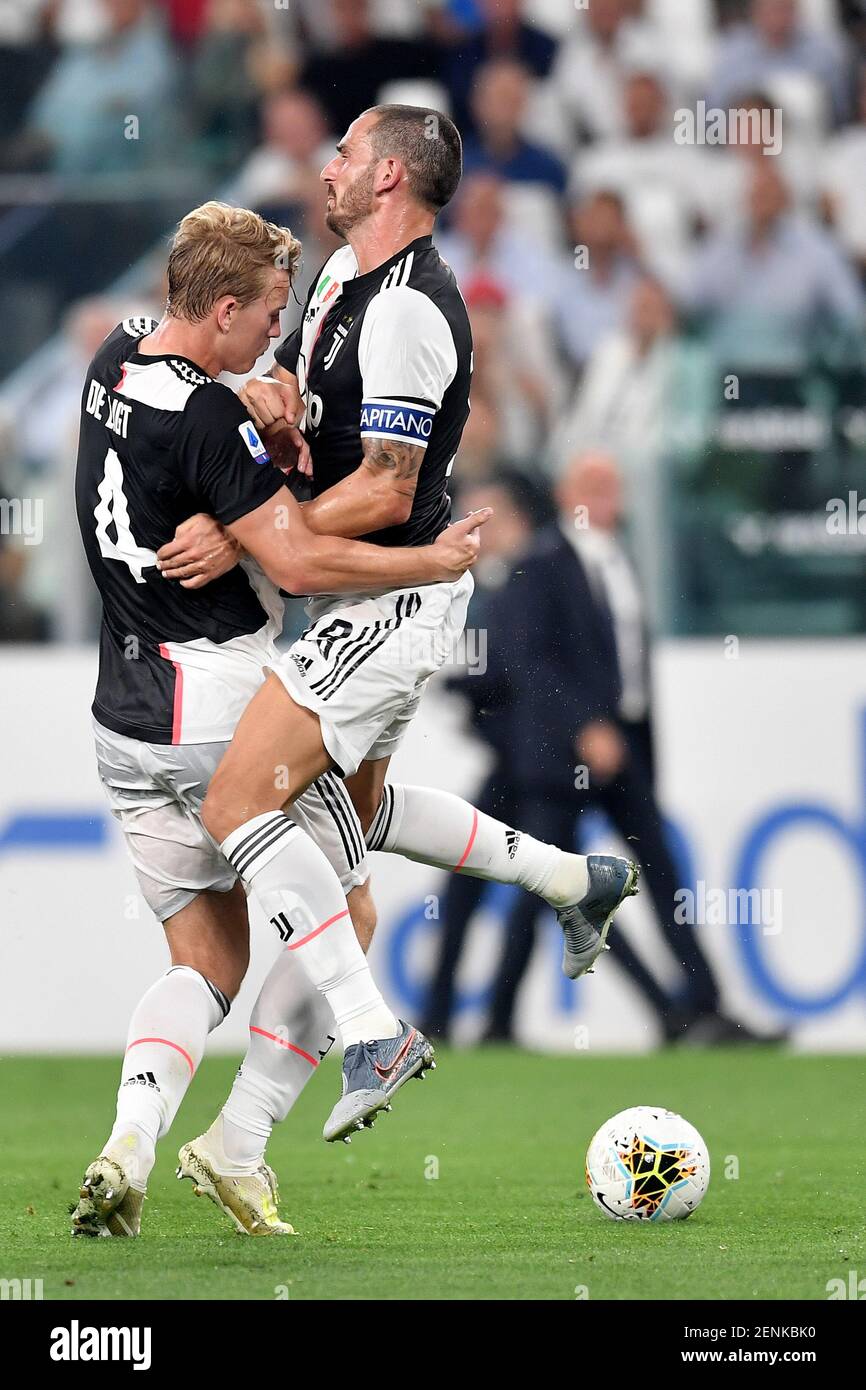 Matthijs de Ligt and Leonardo Bonucci of Juventus Torino 30-08-2019 ...