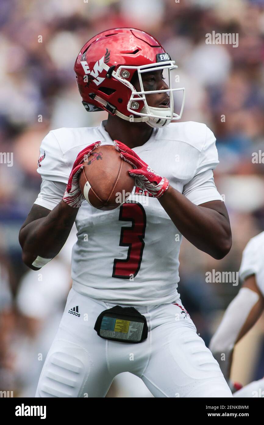 August 31, 2019: Eastern Washington Eagles quarterback Eric Barriere (3 ...
