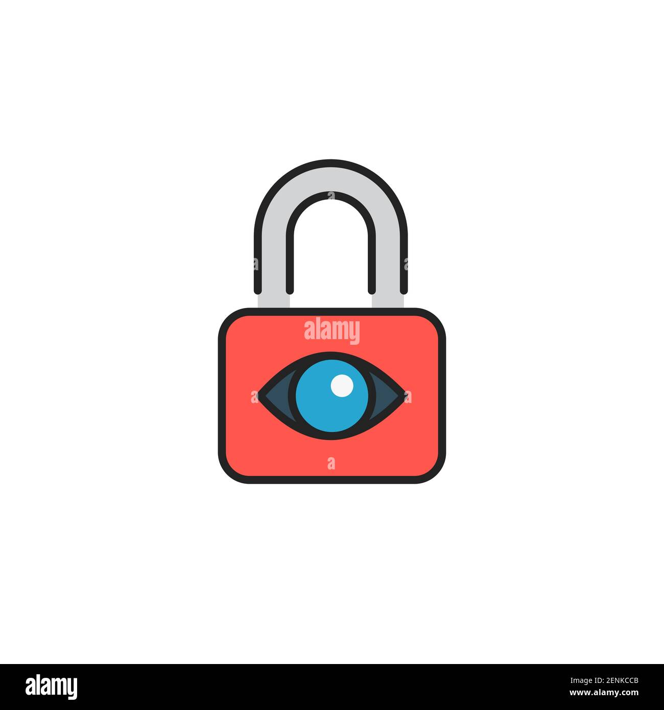 Privacy Icon Red