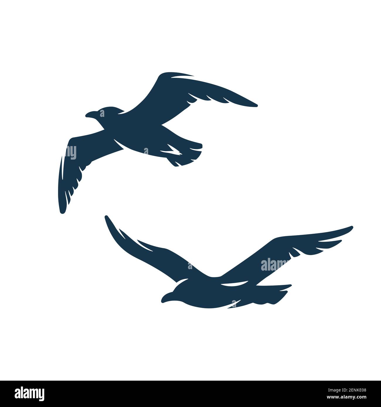 Seagull Silhouette Tattoo