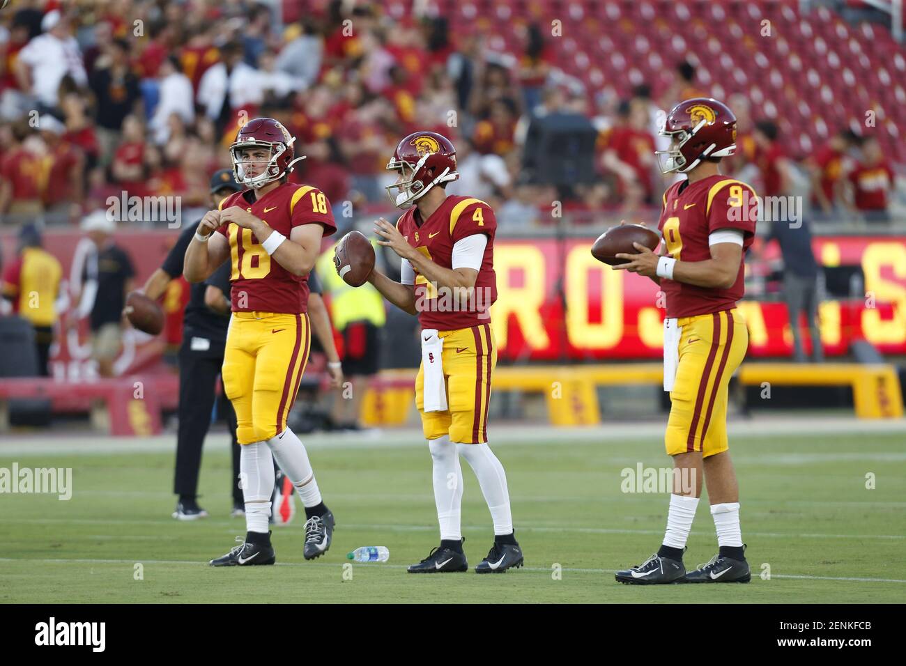 August 31, 2019 USC Trojans quarterback J.T. Daniels #18, USC Trojans ...