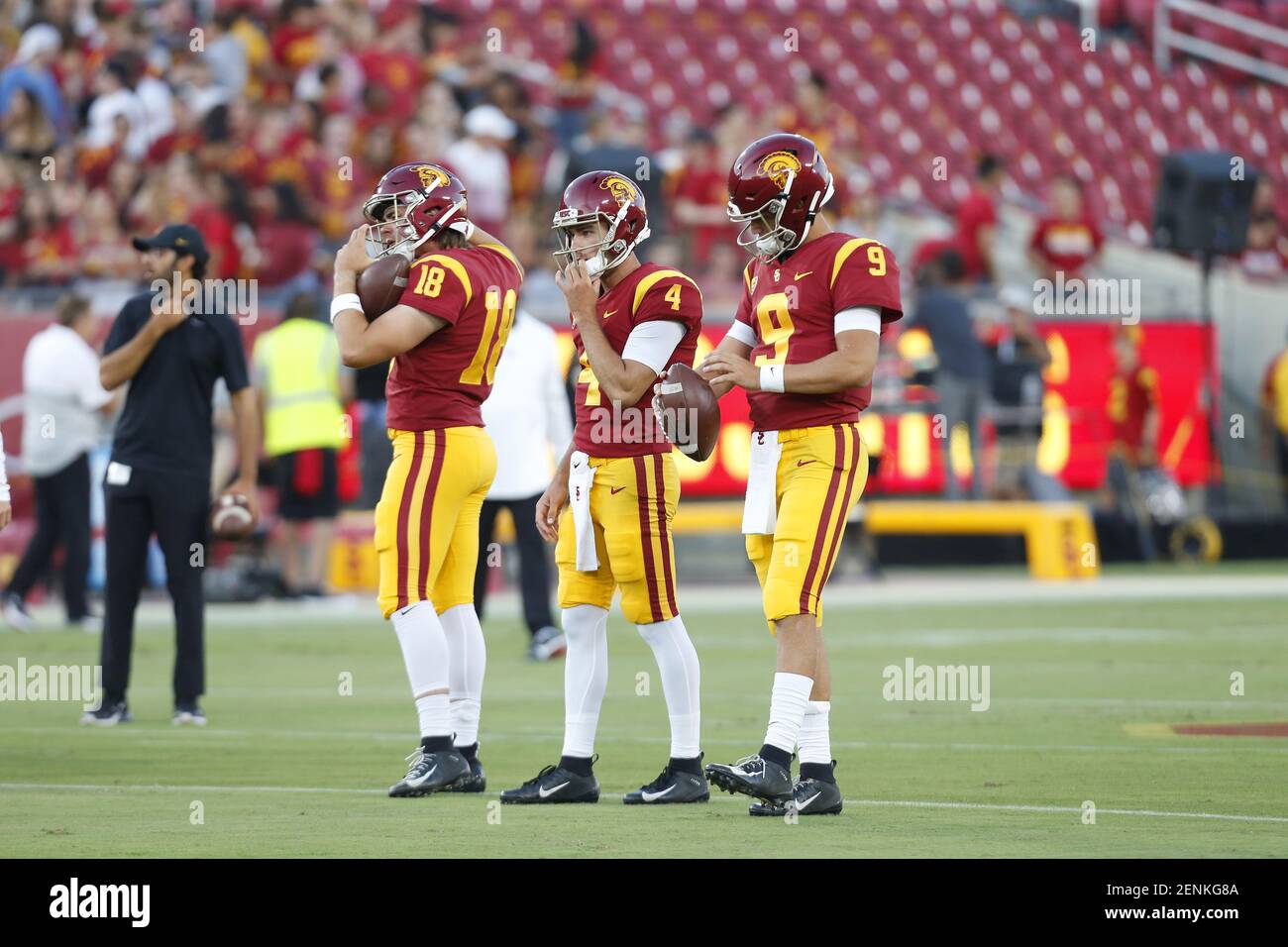 August 31, 2019 USC Trojans quarterback J.T. Daniels #18, USC Trojans ...