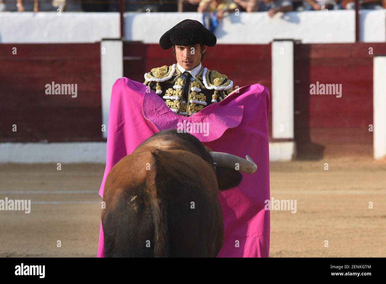 French matador, Sebastián Castella performs with an Albarreal ranch ...