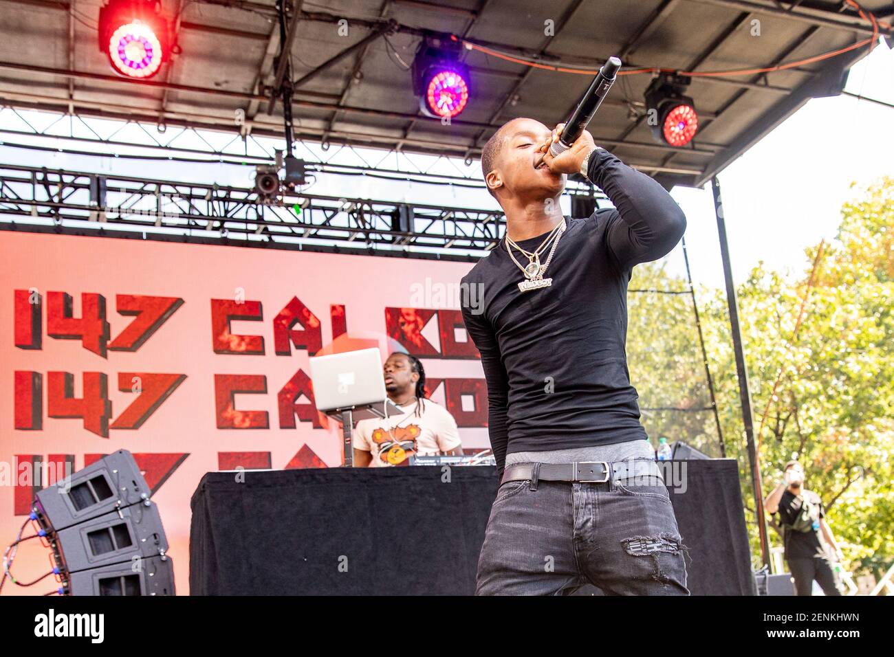 Calboy (Calvin Woods) during the Made In America Music Festival on ...