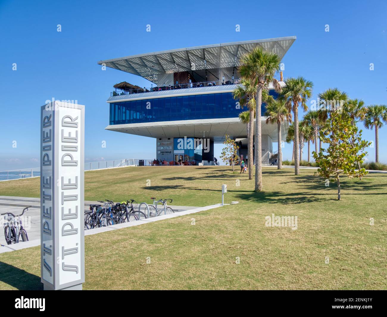 Pier Point and the Pier Point building on the new St Pete Pier opened ...