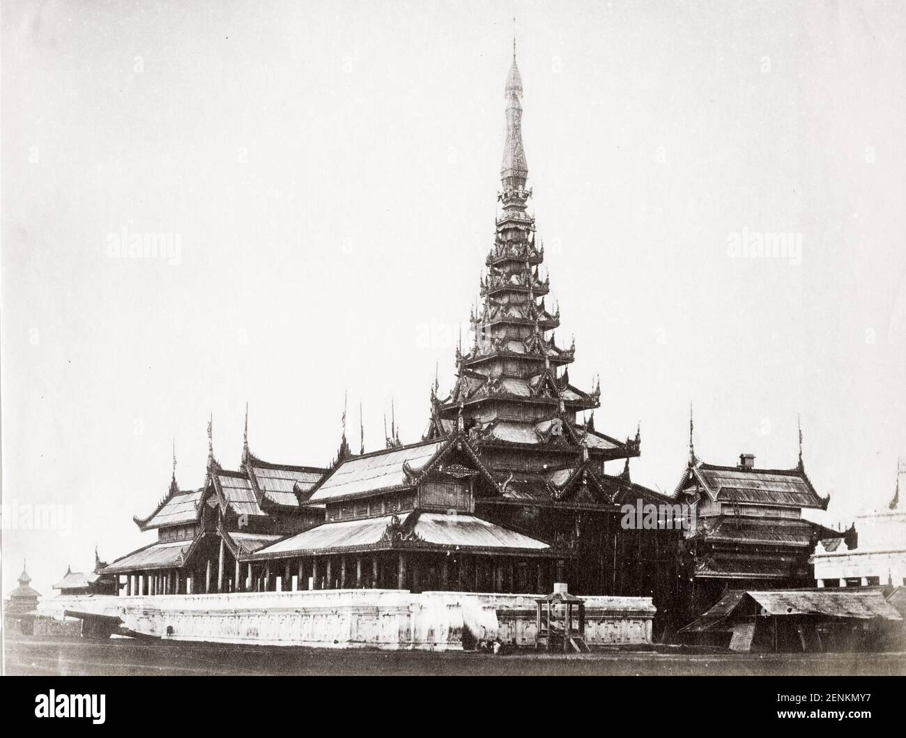 Vintage 19th century photograph: Royal Palace, Burma, 1880's., 3rd ...
