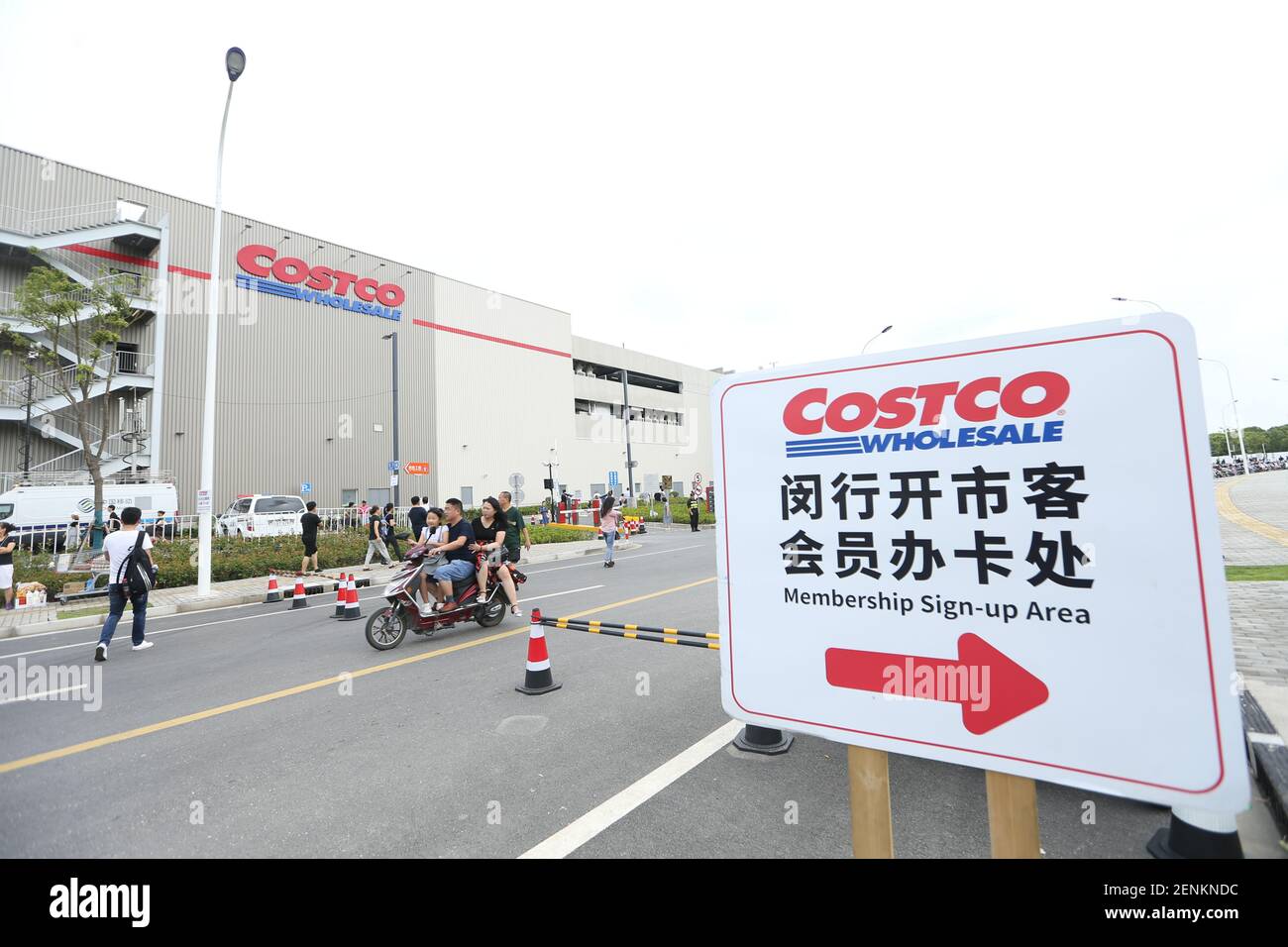 Chinese shoppers visit the Costco wholesale store in Shanghai, China ...
