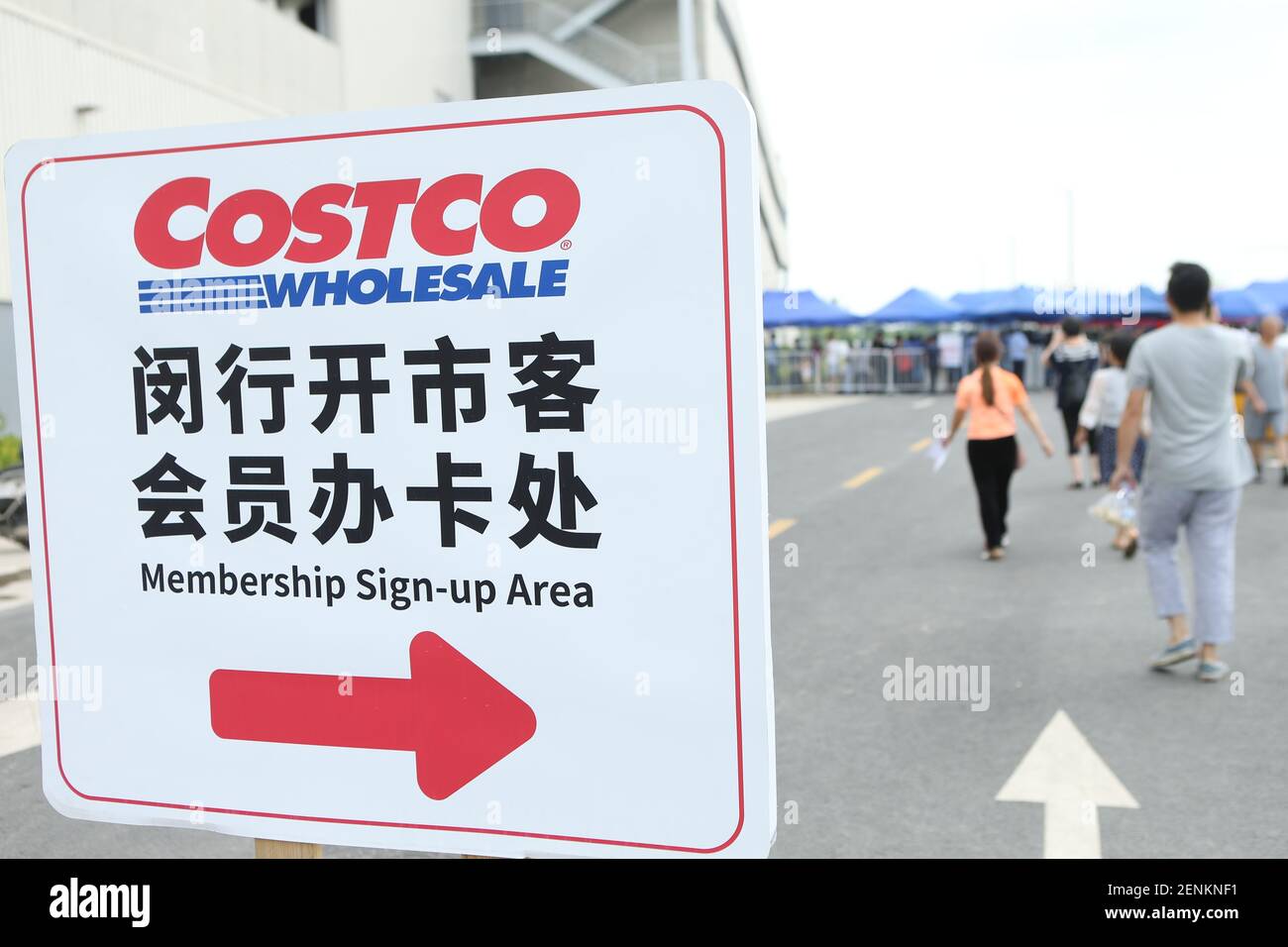 Chinese shoppers visit the Costco wholesale store in Shanghai, China ...
