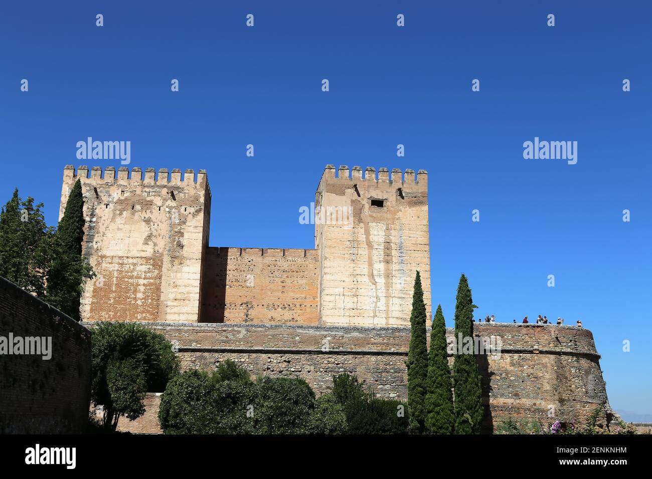 Alhambra Palace - medieval moorish castle in Granada, Andalusia, Spain ...