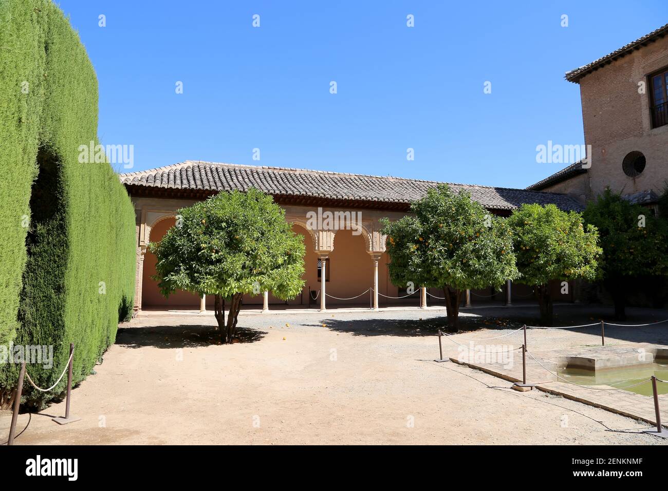 Alhambra Palace - medieval moorish castle in Granada, Andalusia, Spain ...