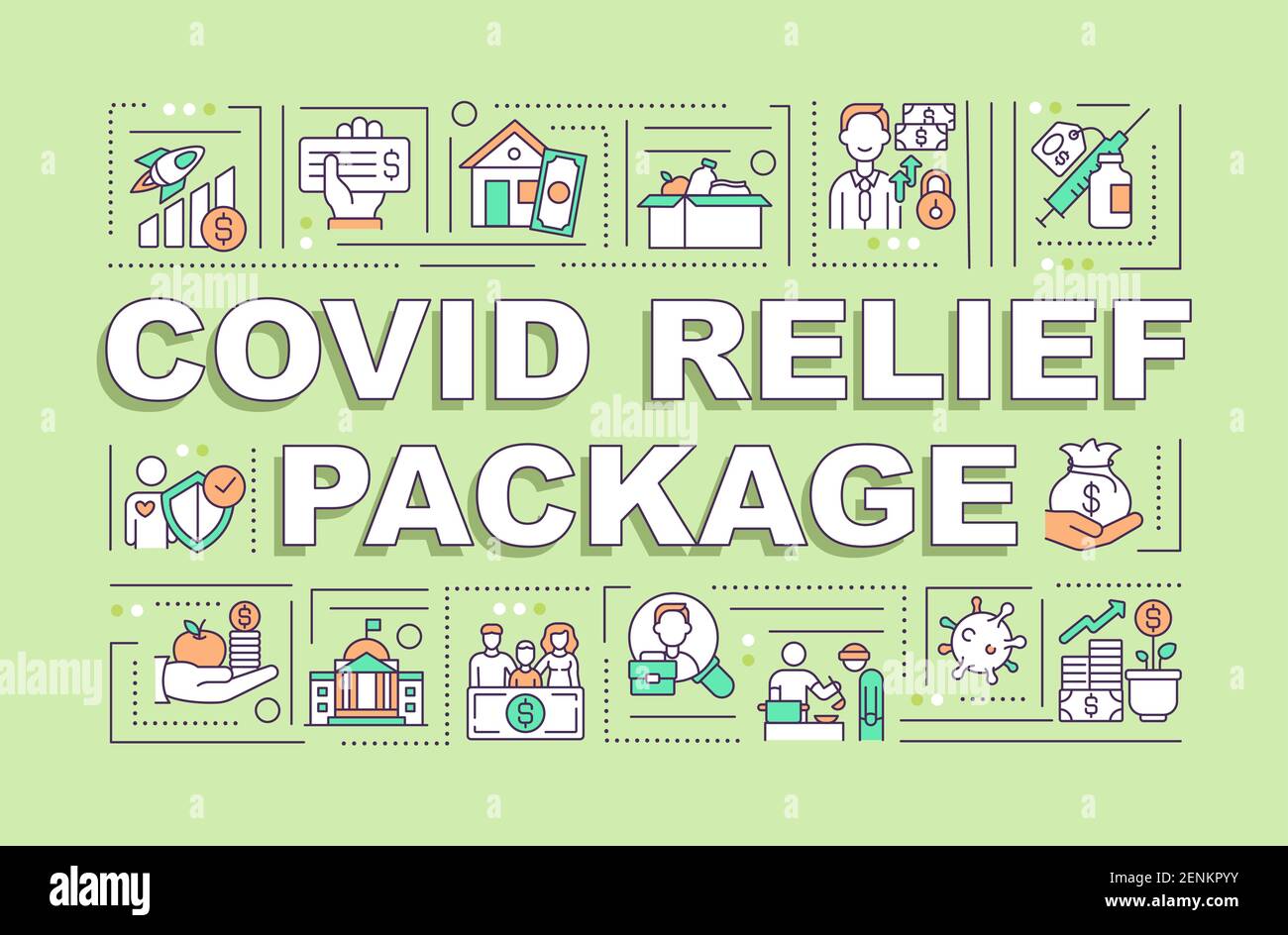 Relief package Stock Vector Images - Alamy