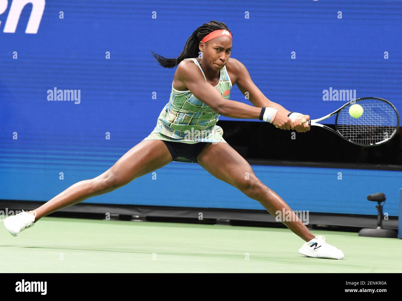 US Open Tennis 2019. Day Six American tennis player Corey Gauff during ...