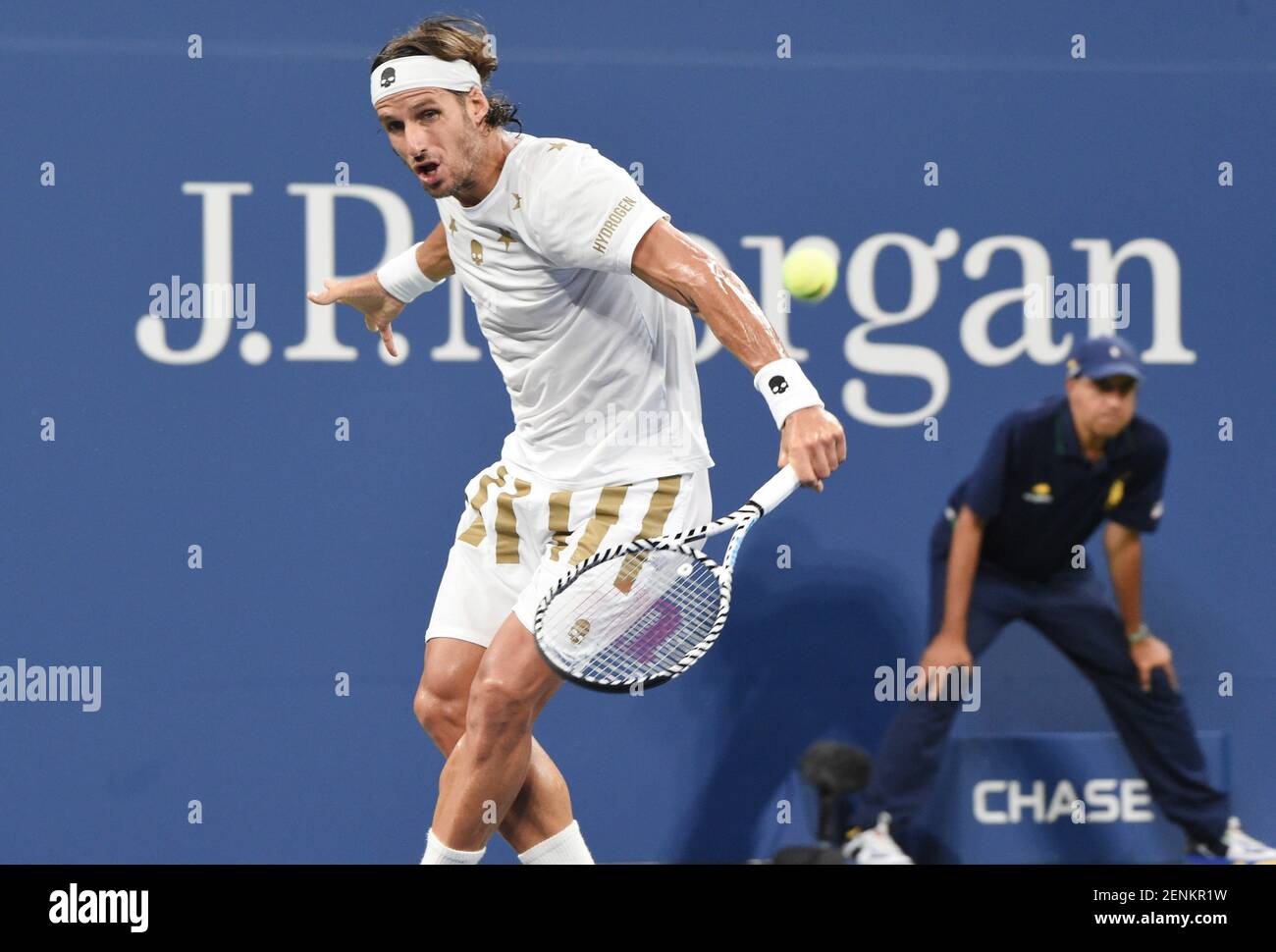 US Open Tennis 2019. Fifth day. Spanish tennis player Feliciano Lopez ...