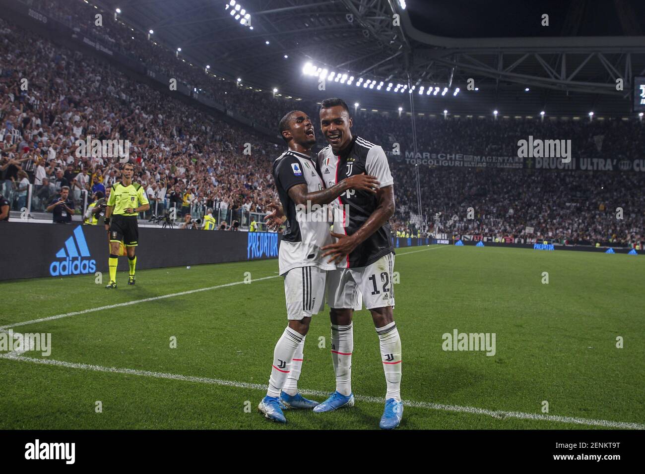 Italian football match between Juventus FC - SSC Napoli at juventus ...