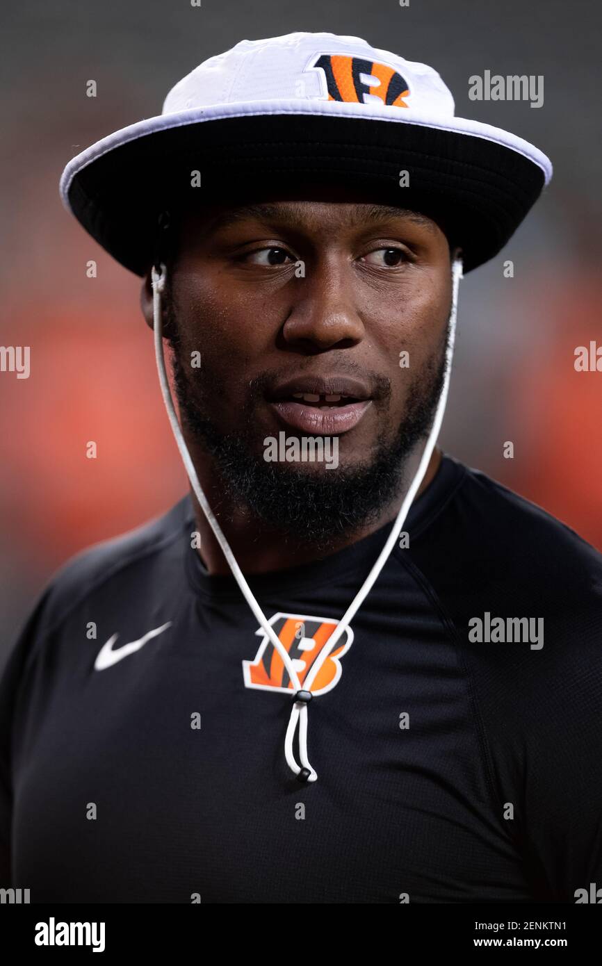 Cincinnati Bengals defensive end Carlos Dunlap (96) after an NFL ...