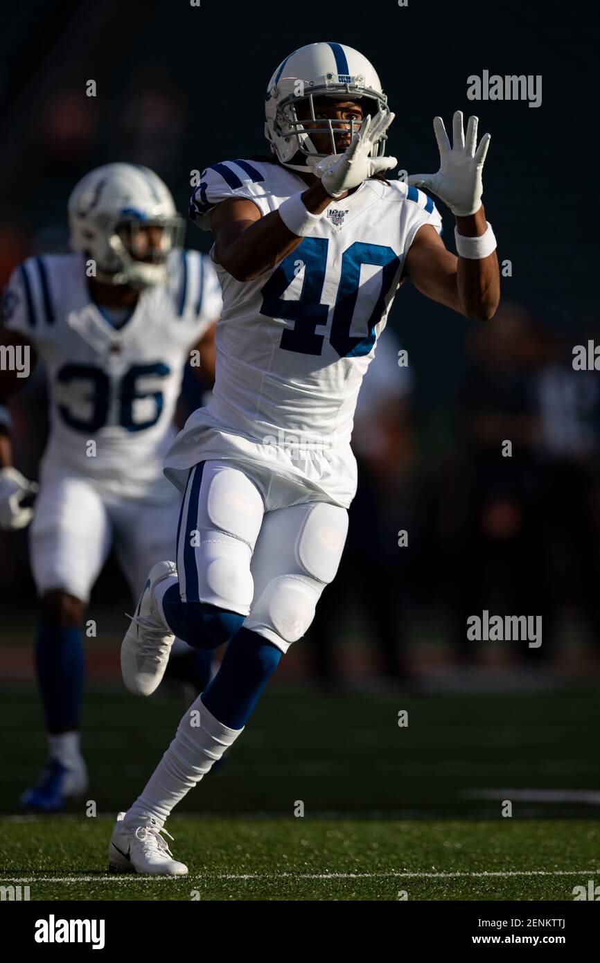 Indianapolis Colts cornerback Isaiah Isaiah Langley (40) during NFL ...