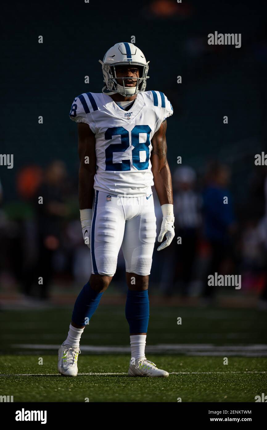 Indianapolis Colts cornerback Chris Milton (28) during NFL football ...