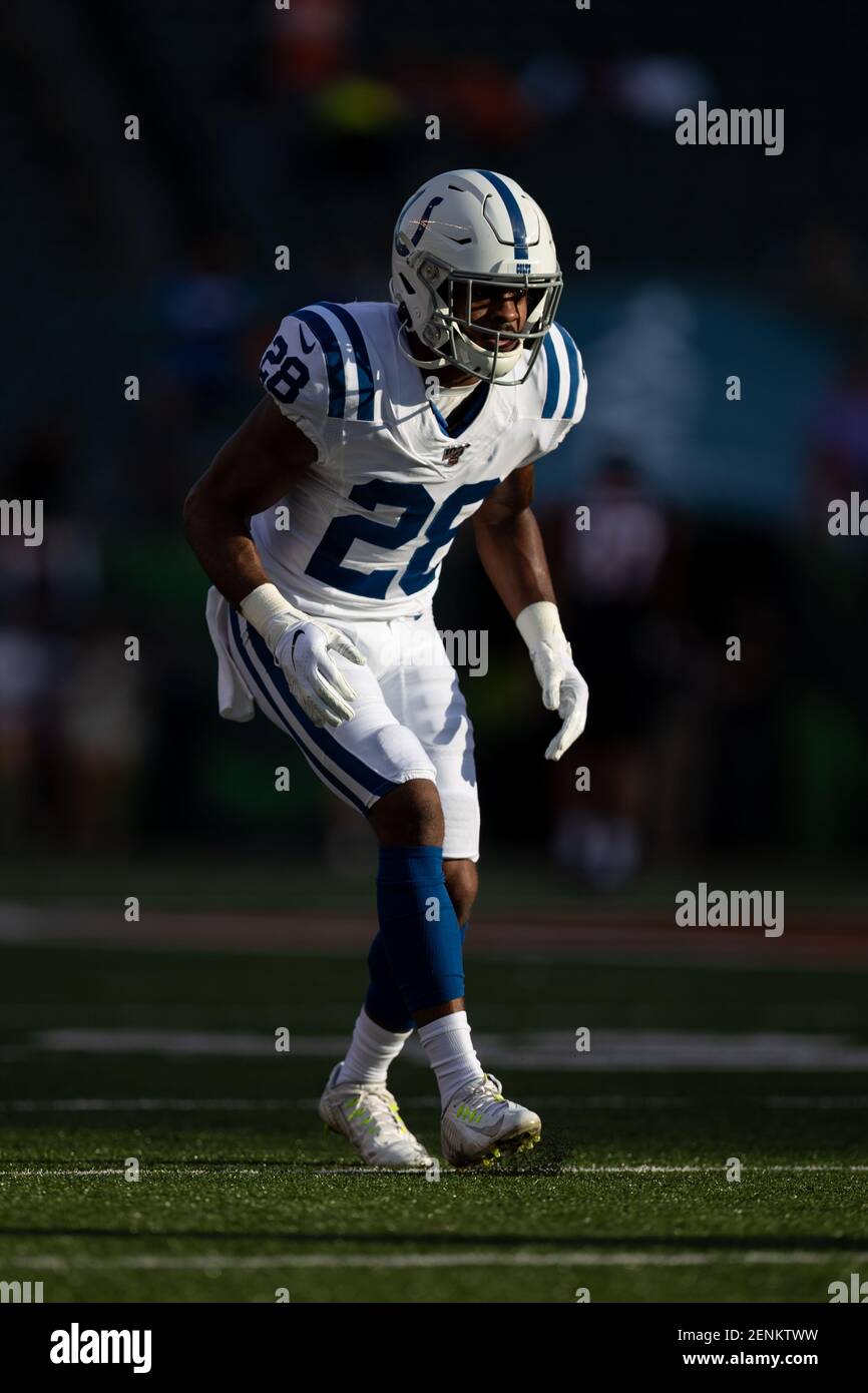 Indianapolis Colts cornerback Chris Milton (28) during NFL football ...