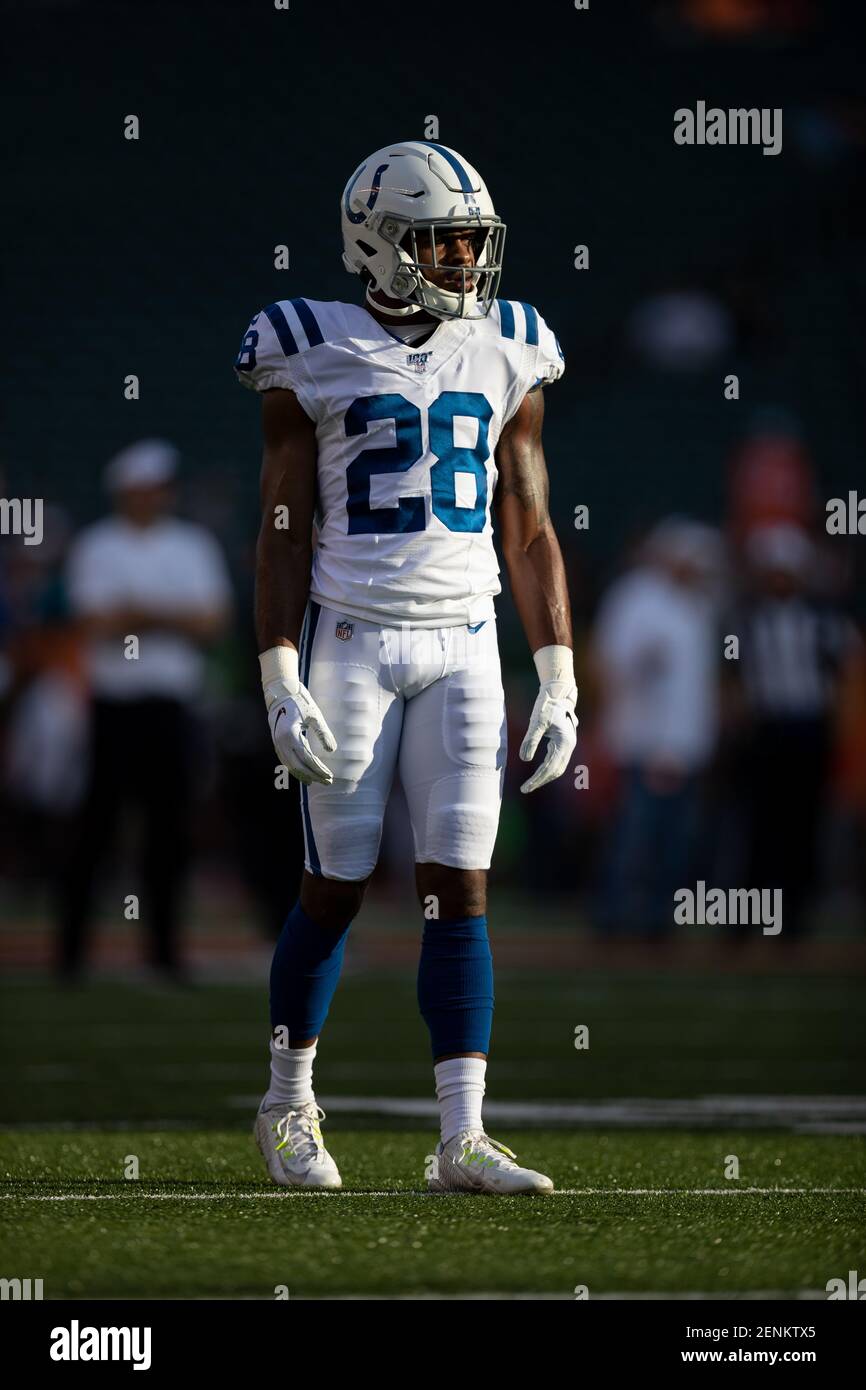 Indianapolis Colts cornerback Chris Milton (28) during NFL football ...