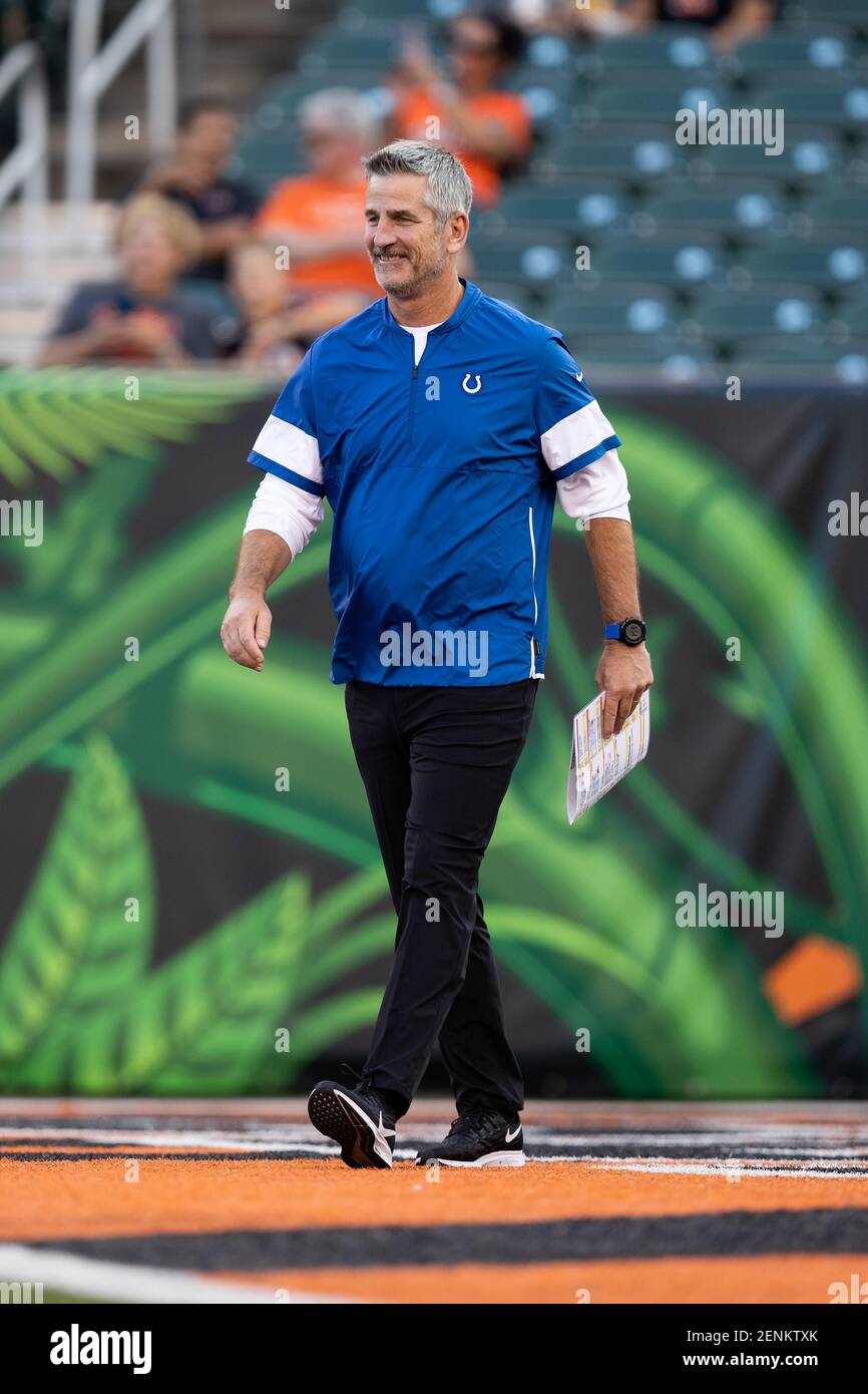 Indianapolis Colts head coach Frank Reich during NFL football preseason ...