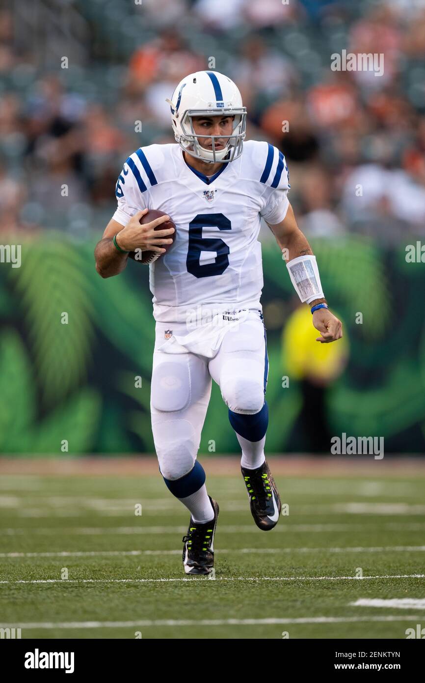 Indianapolis Colts quarterback Chad Kelly (6) during NFL football ...