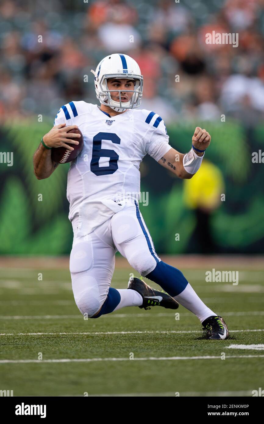 Indianapolis Colts quarterback Chad Kelly (6) during NFL football ...