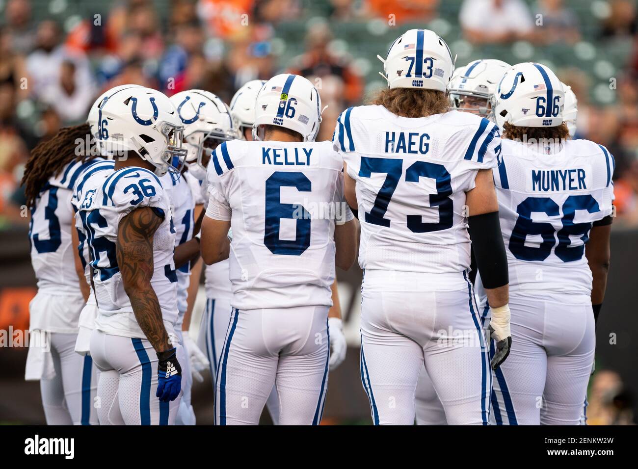 Indianapolis Colts quarterback Chad Kelly (6) during NFL football ...