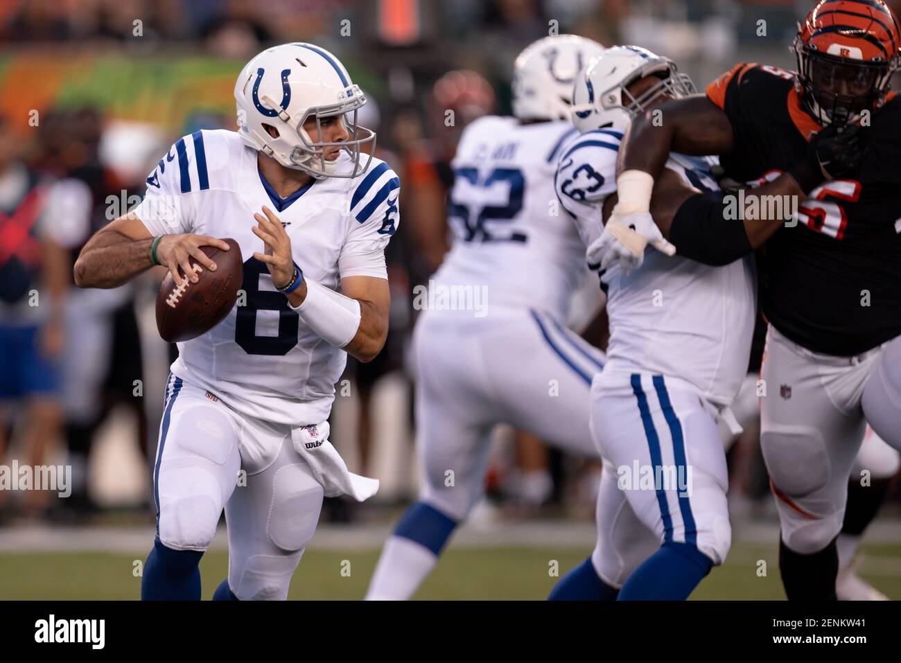 Indianapolis Colts quarterback Chad Kelly (6) during NFL football ...