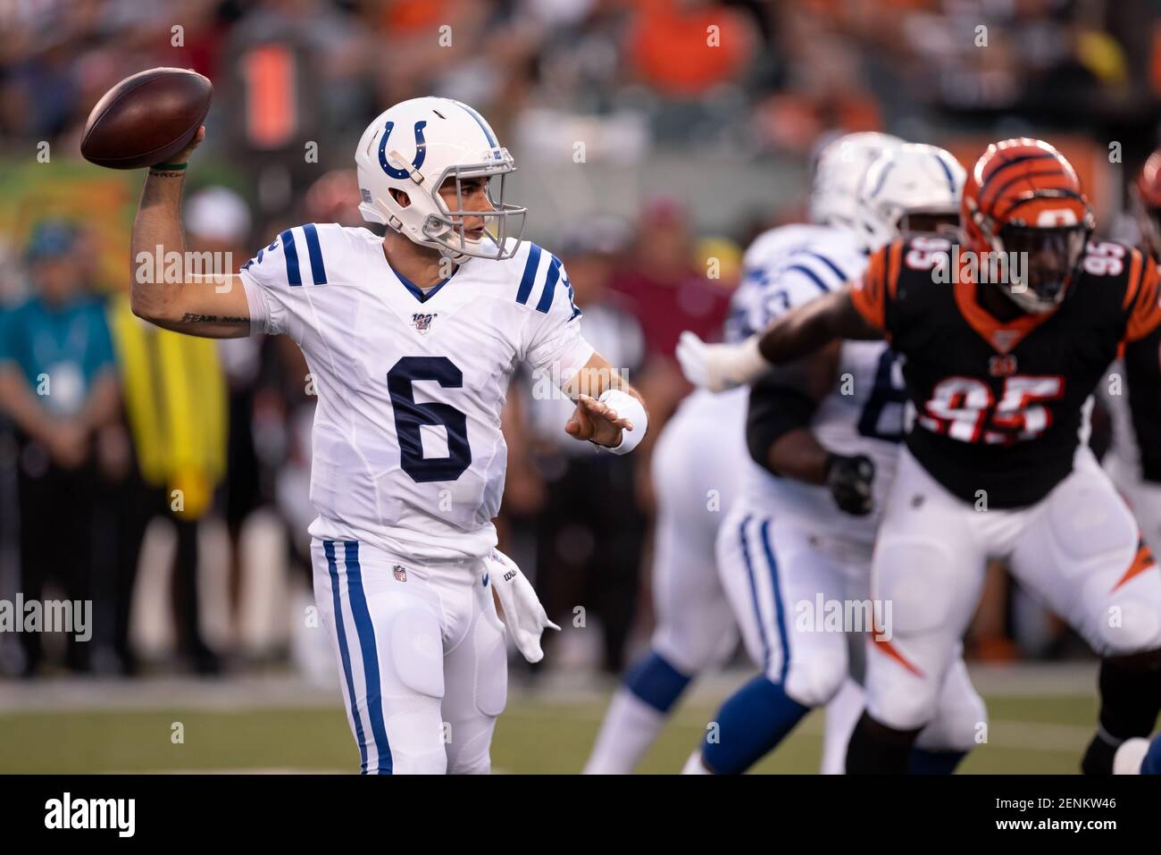 Indianapolis Colts quarterback Chad Kelly (6) during NFL football ...