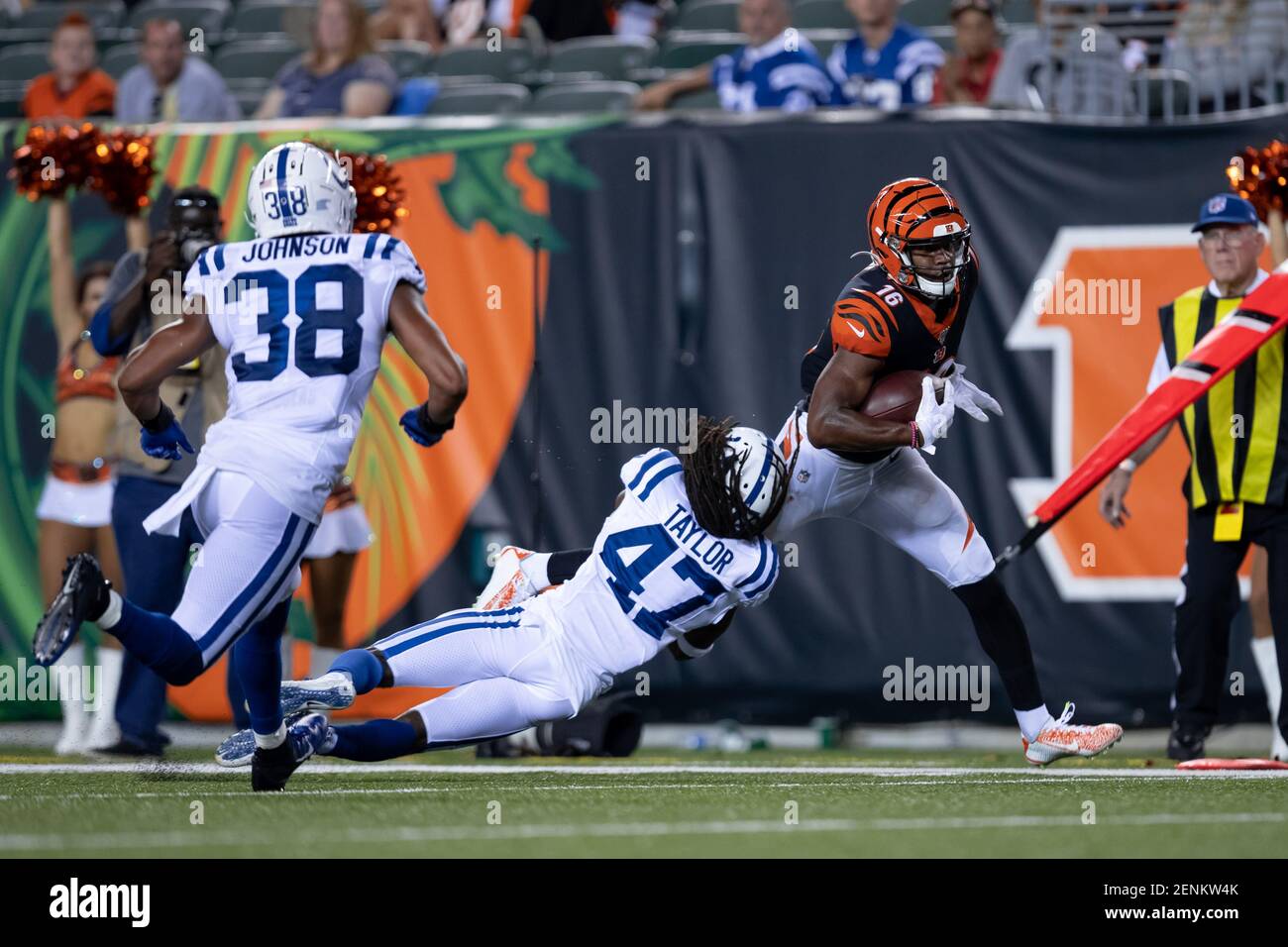 Cincinnati Bengals wide receiver Cody Core (16) during NFL football ...