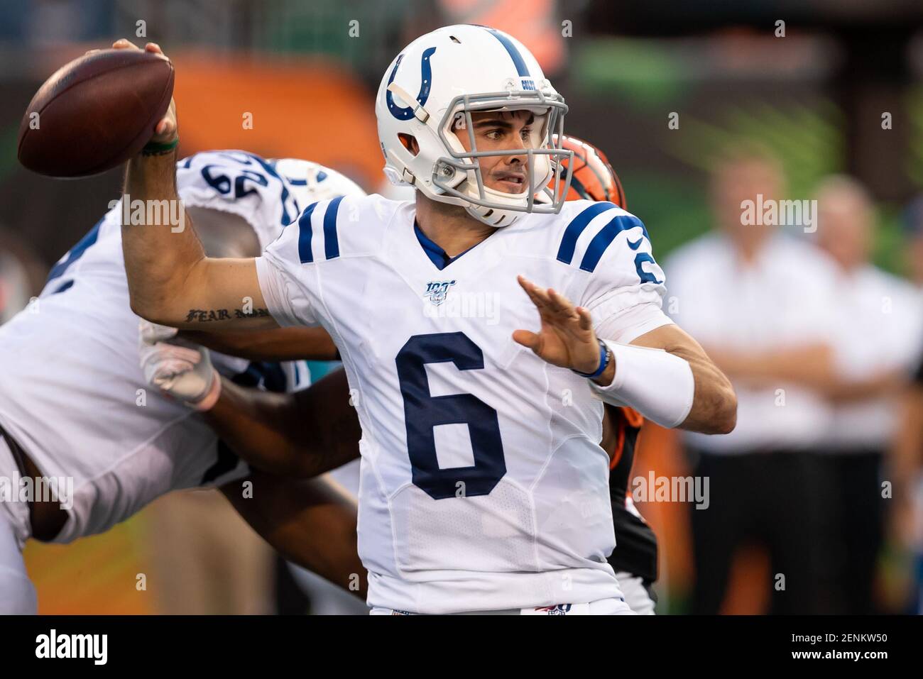 Indianapolis Colts quarterback Chad Kelly (6) during NFL football ...