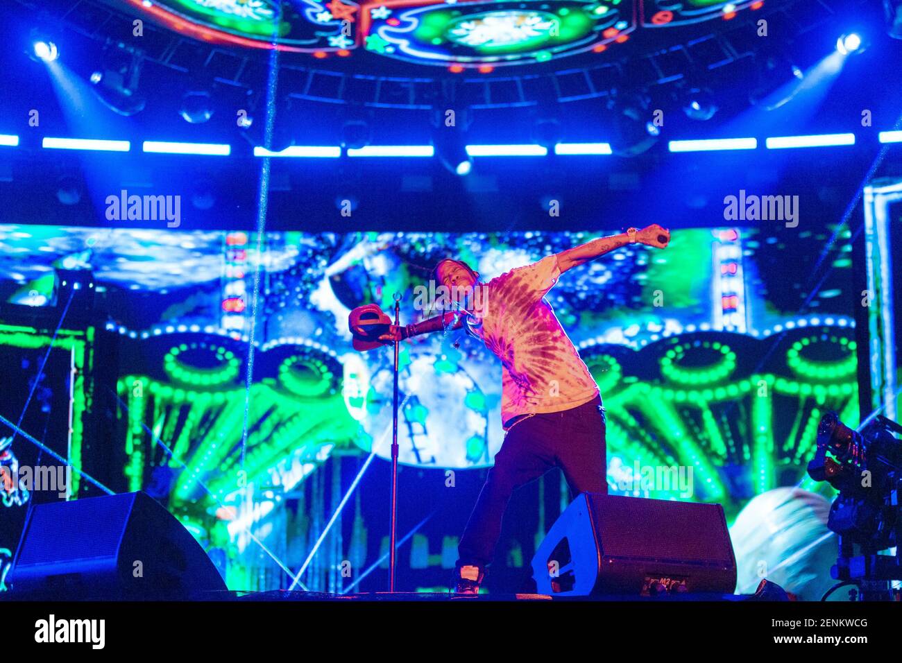 Travis Scott (Jacques Berman Webster II) during the Made In America ...