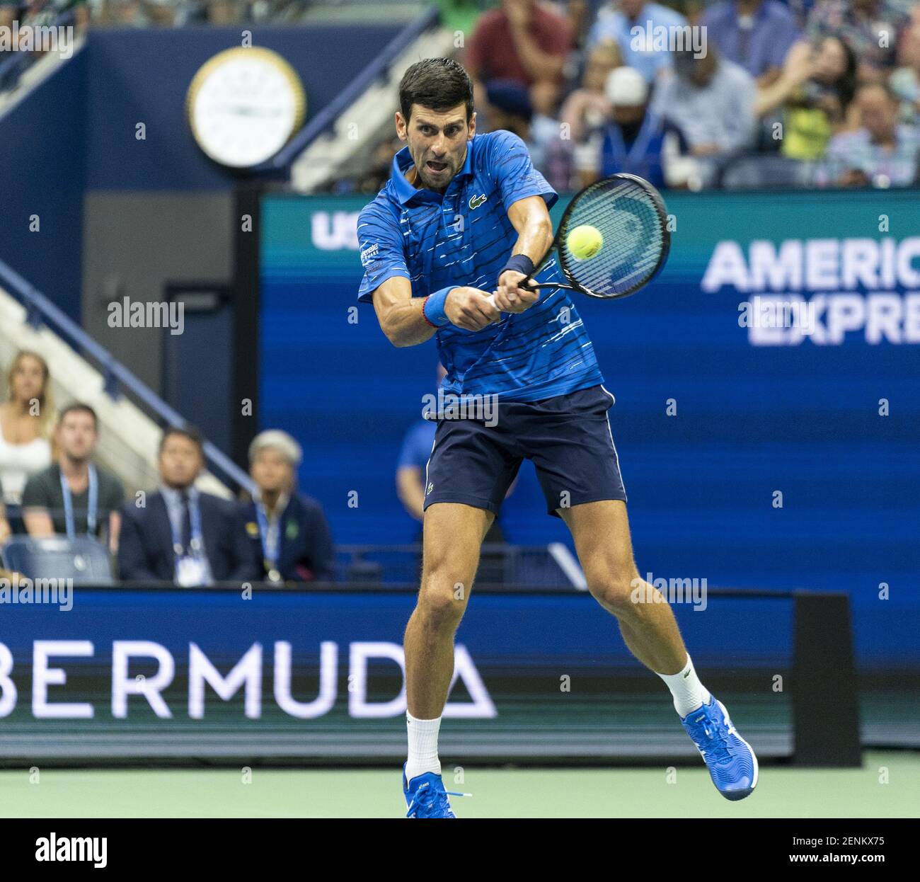 Novak Djokovic (Serbia) in action during round 4 of US Open ...