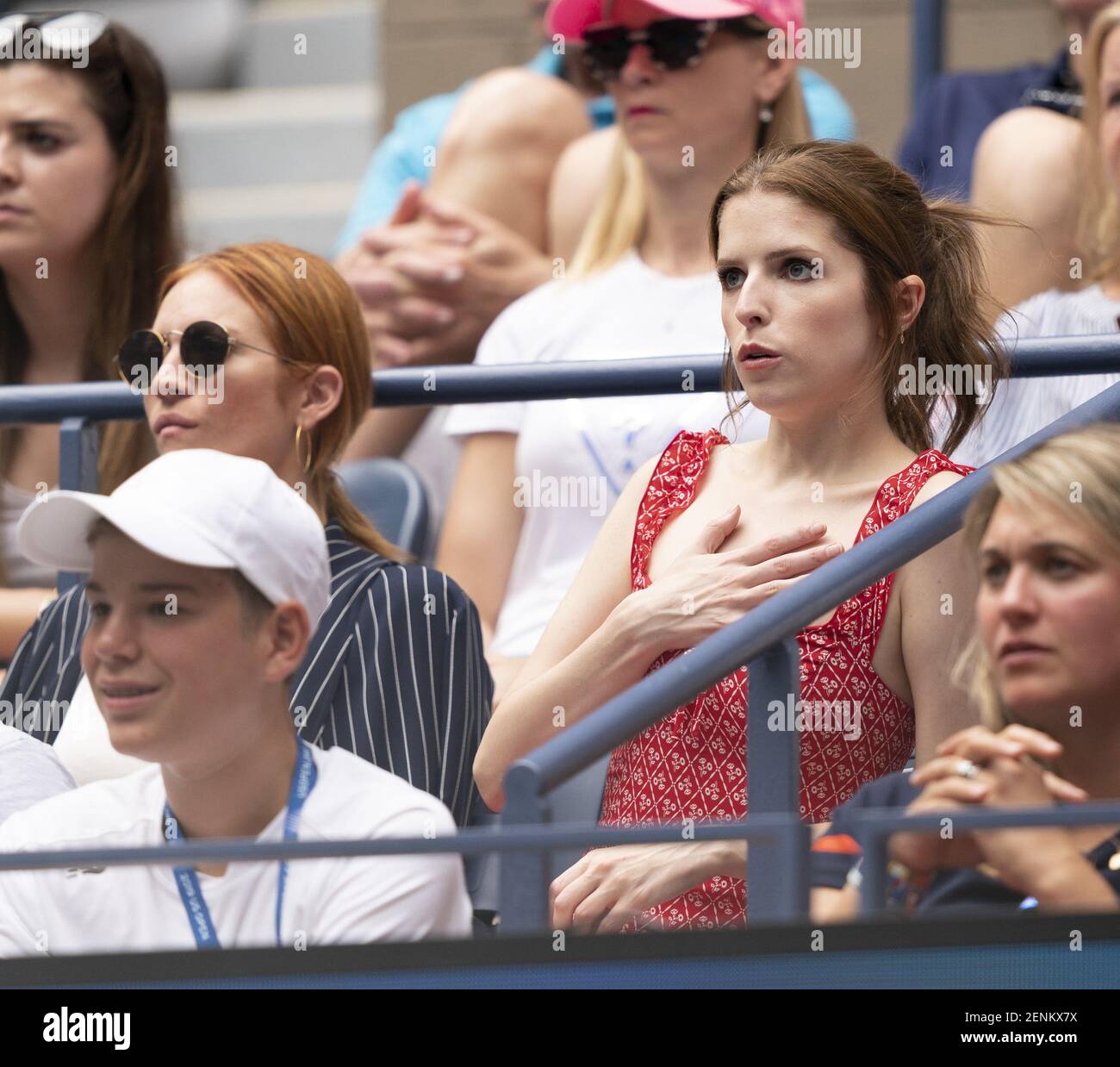 Brittany Snow, Anna Kendrick attend round 4 of US Open Championship ...