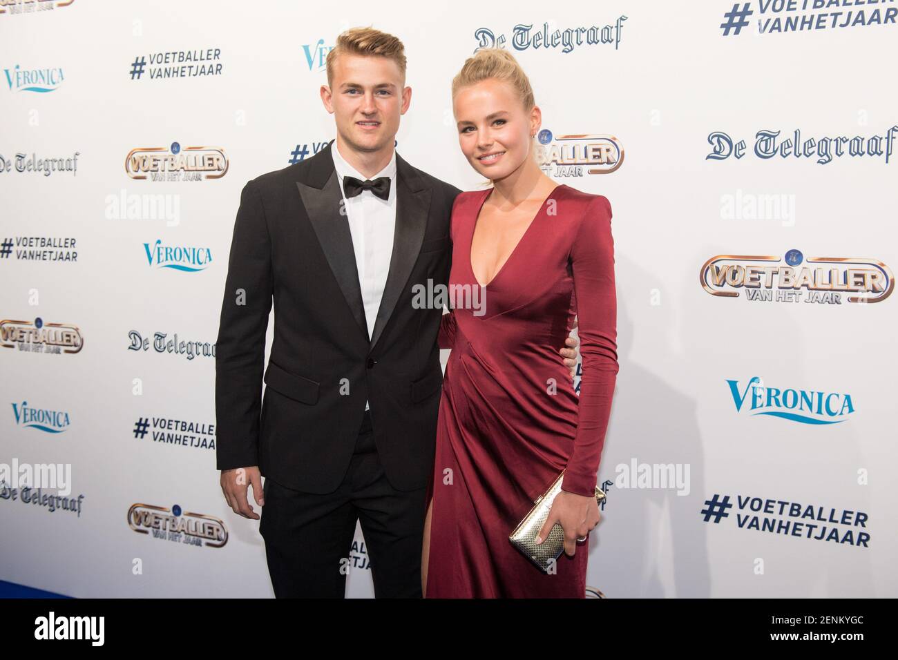 Matthijs de Ligt and partner AnneKee Molenaar during the Dutch ...