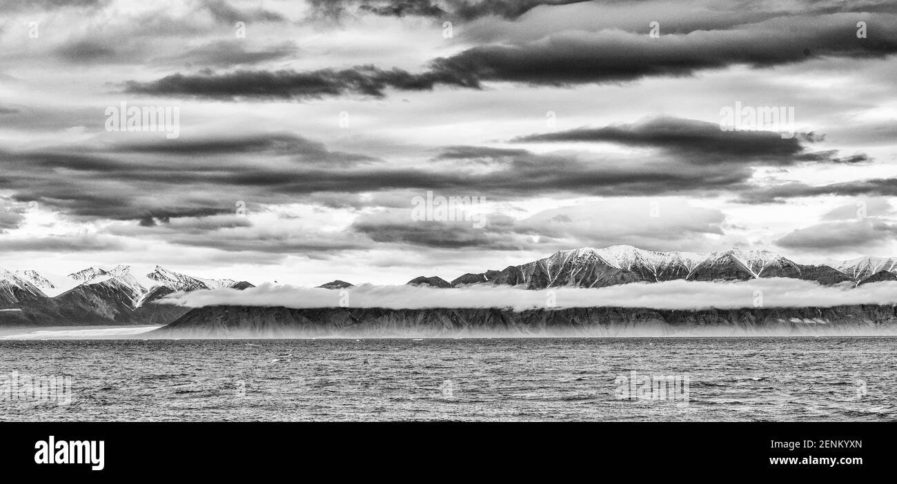 Ice in and around Davis Strait, Baffin Island, Nunavut Stock Photo - Alamy