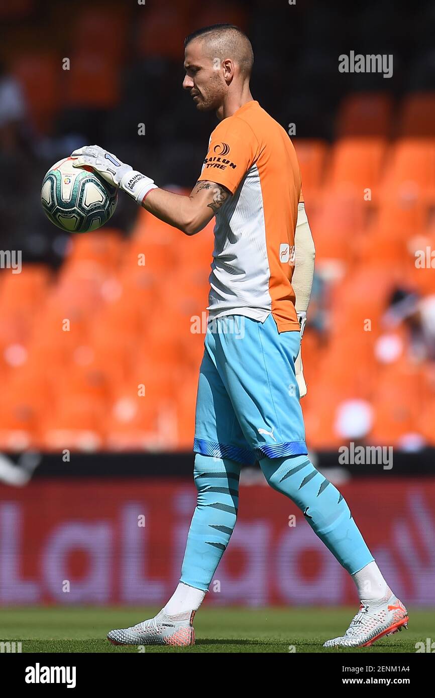 Jaume Domenech of Valencia CF during the match Valencia CF v RCD ...