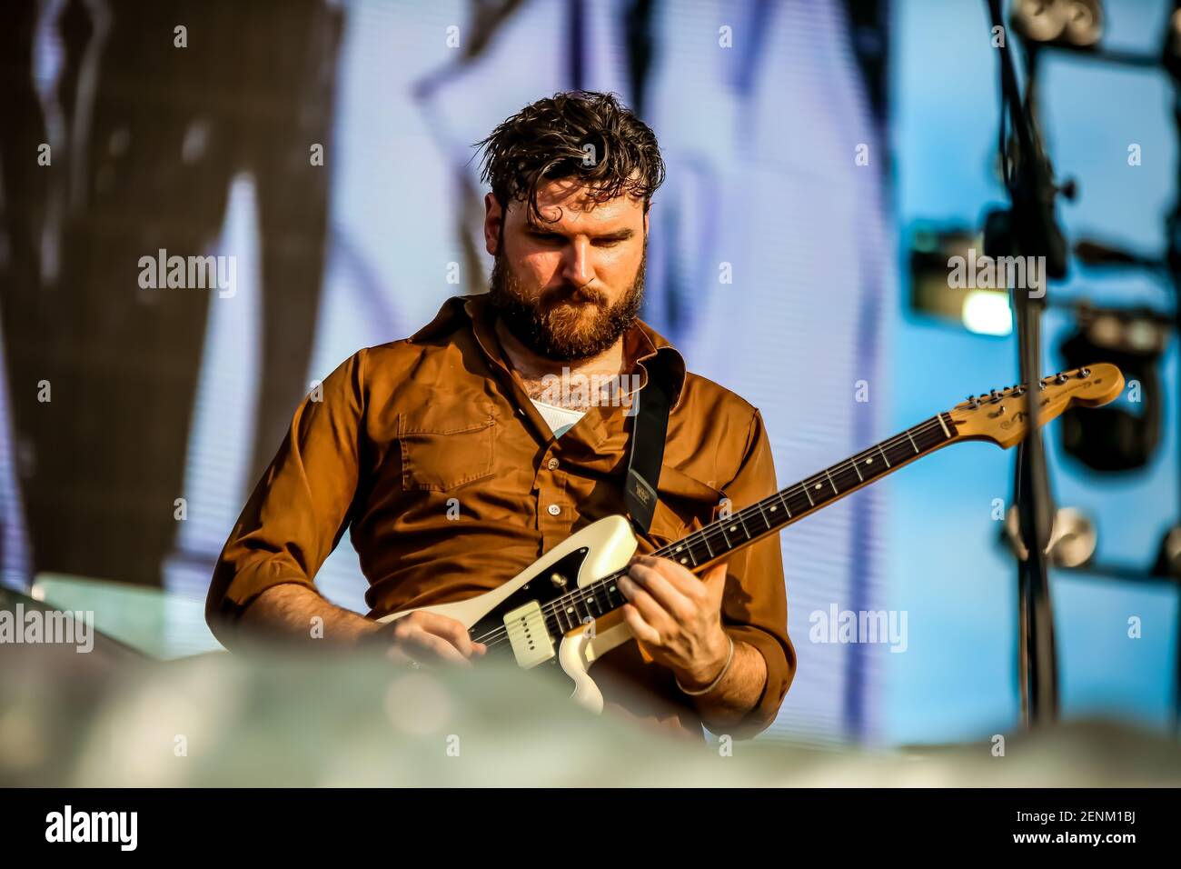 The american punk rock band Fidlar opened the concert of Billie Eilish ...