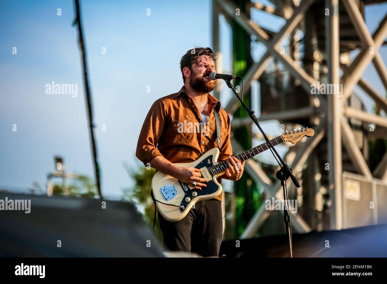 The american punk rock band Fidlar opened the concert of Billie Eilish ...