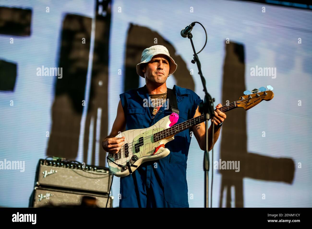 The american punk rock band Fidlar opened the concert of Billie Eilish ...
