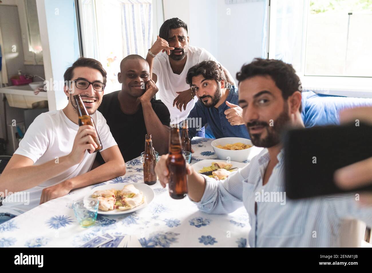 Friends male 30 middle eastern hi-res stock photography and images - Alamy