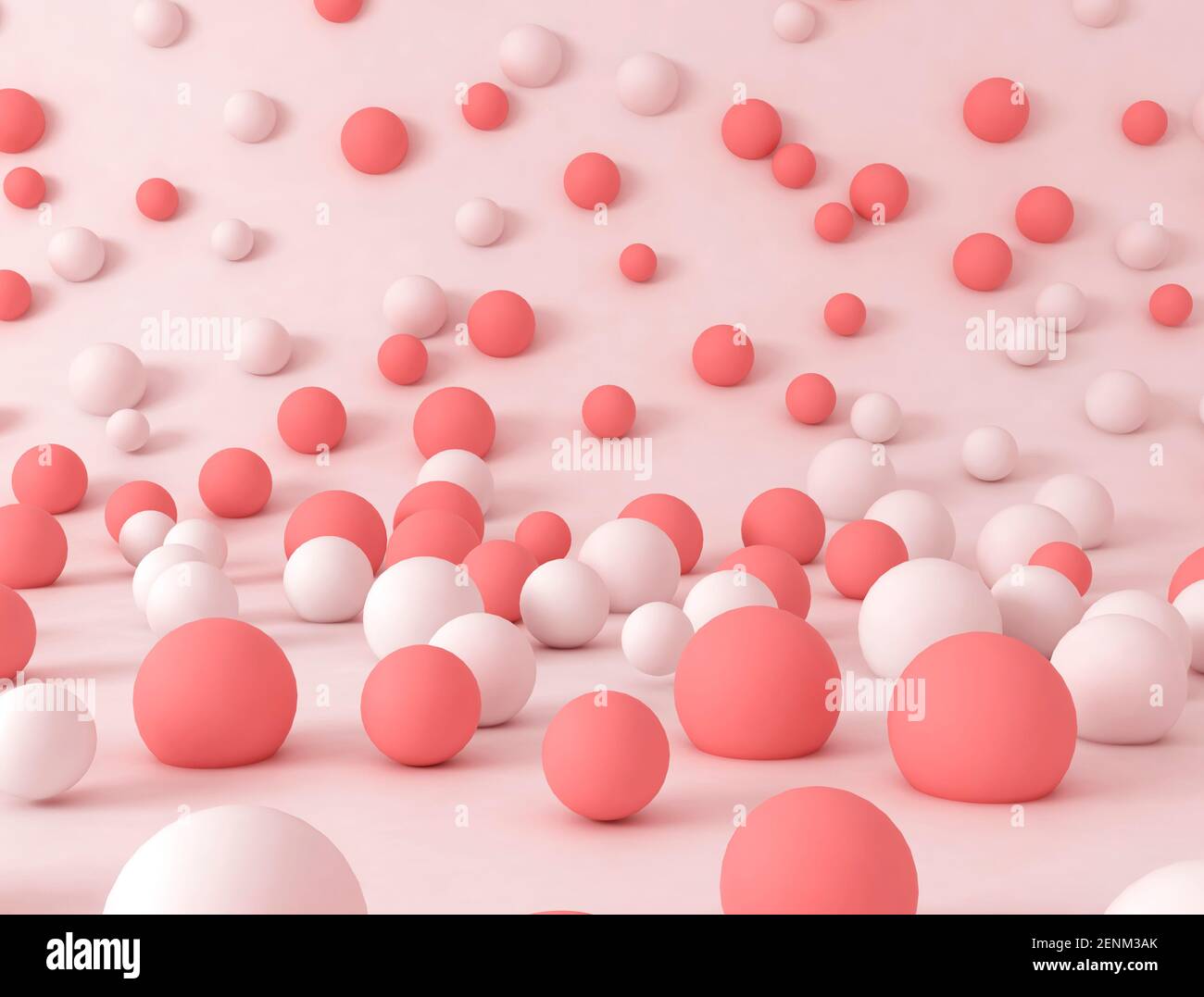 Abstract 3d spheres background Stock Photo - Alamy