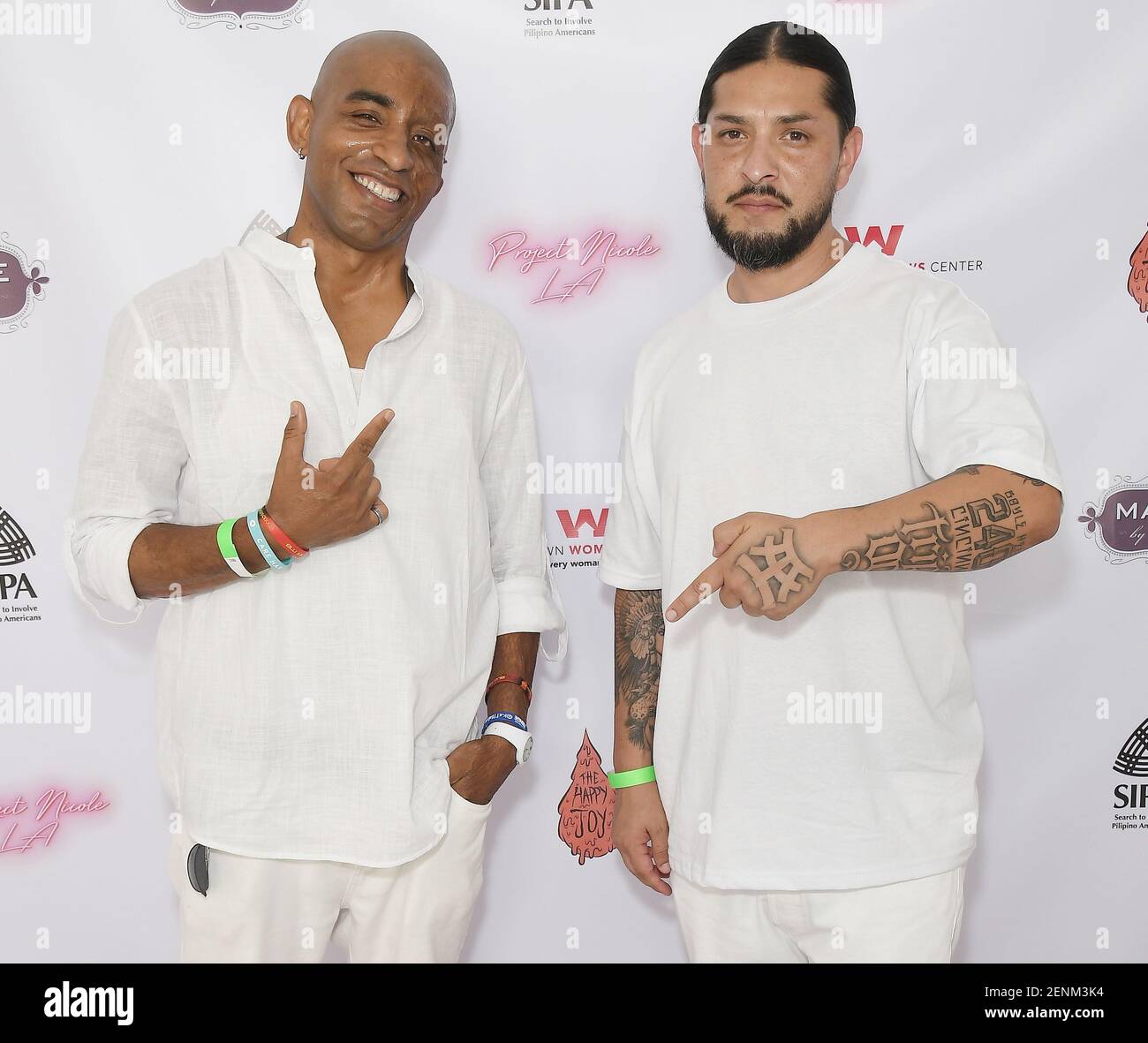 (L-R) ER Ruiz and David Baptiste at the Project Nicole LA's LABOR DAY 4 ...