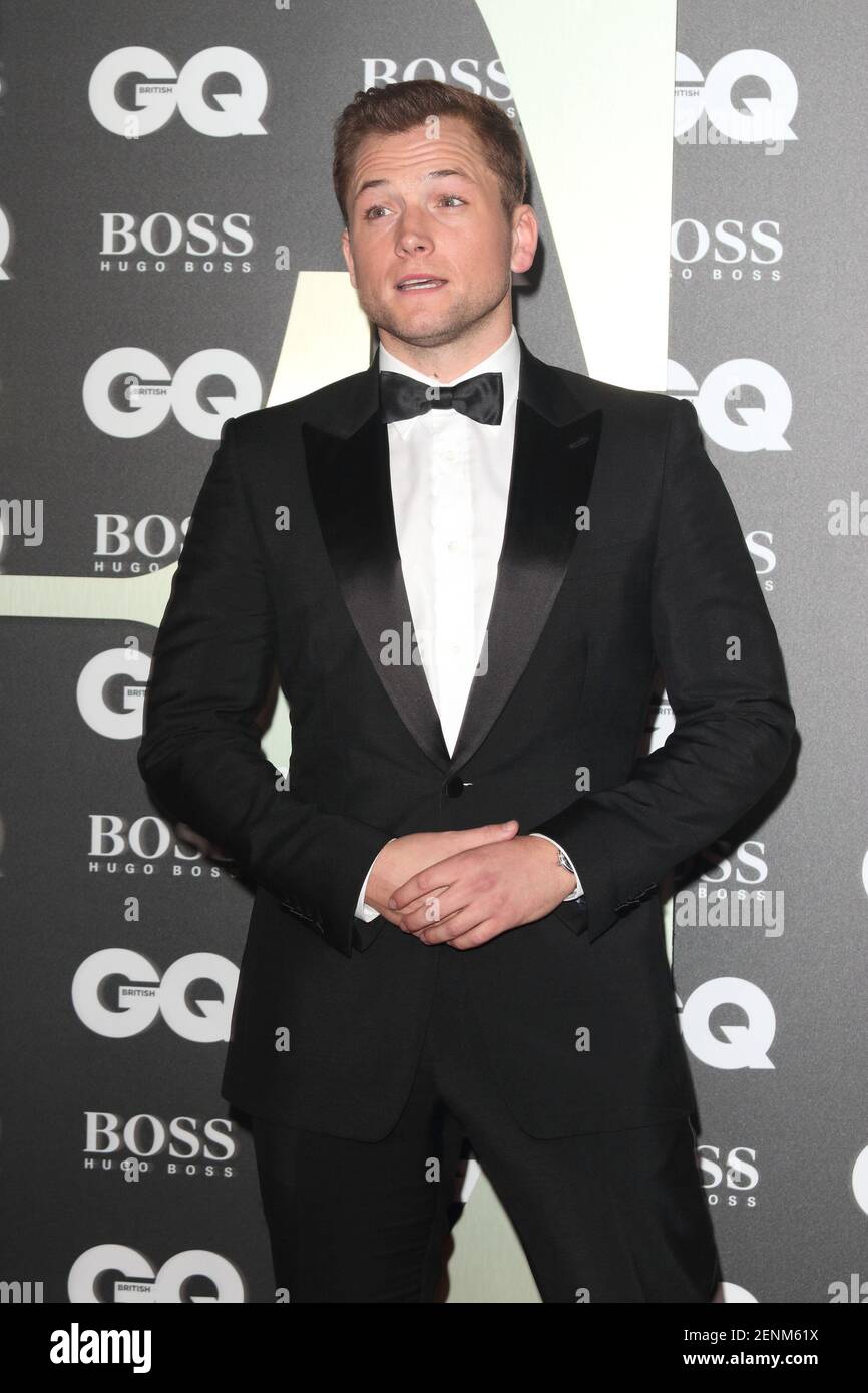 Taron Egerton attends the GQ Men of the Year Awards held at the Tate ...