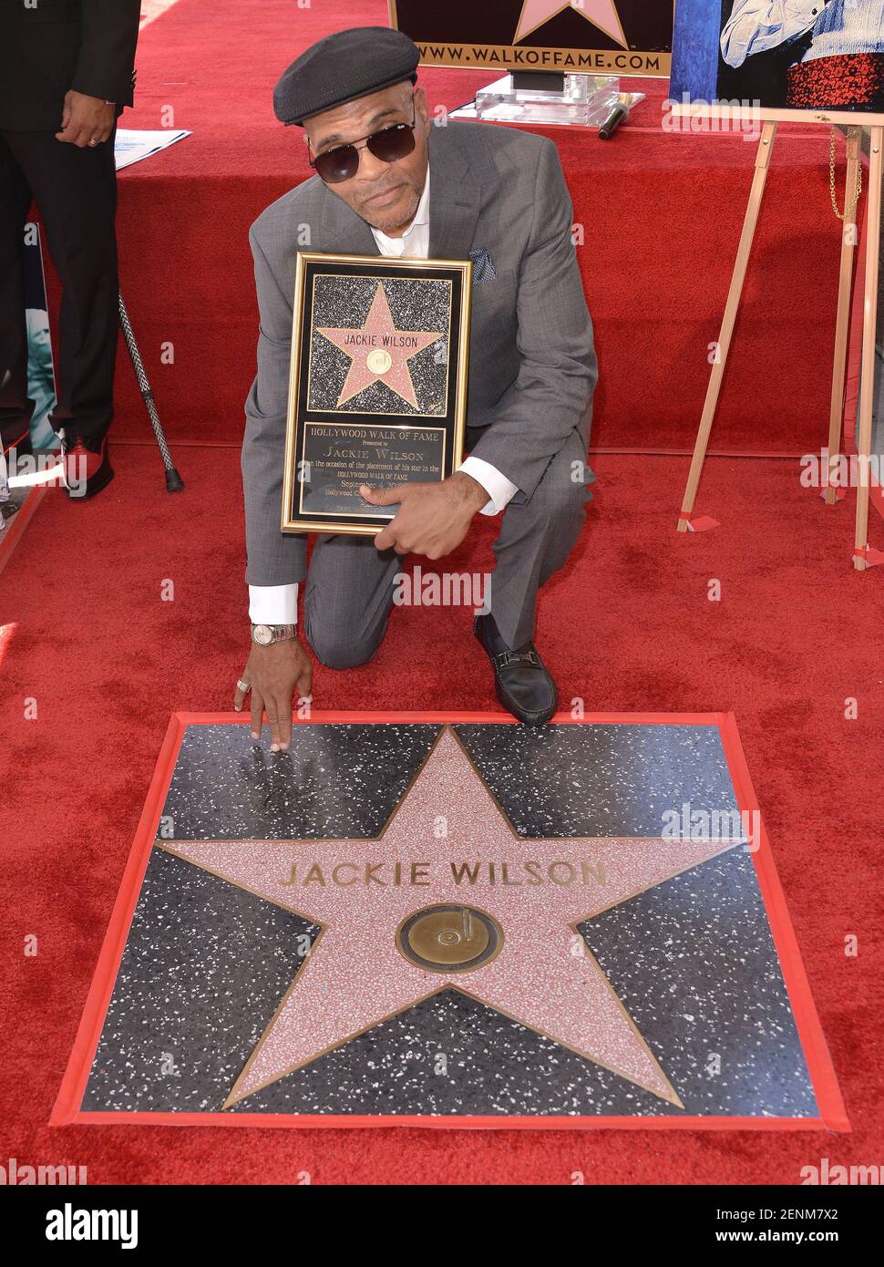 Jackie Wilson's Son John Wilson at the Jackie Wilson Posthumous Star On ...