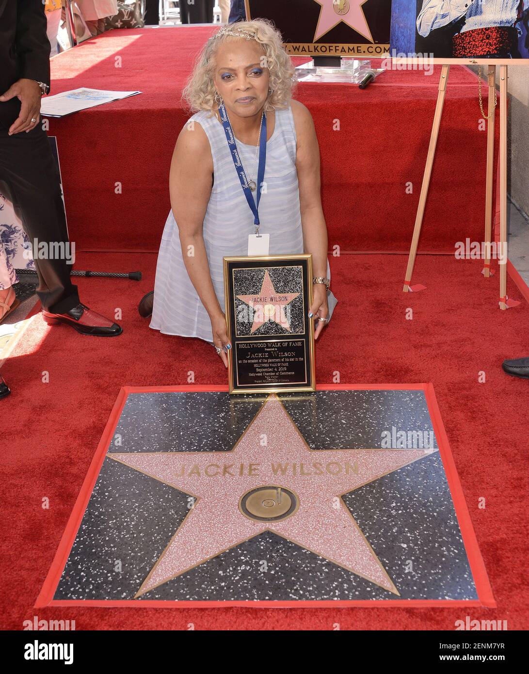 Sabrina Wilson at the Jackie Wilson Posthumous Star On The Hollywood ...