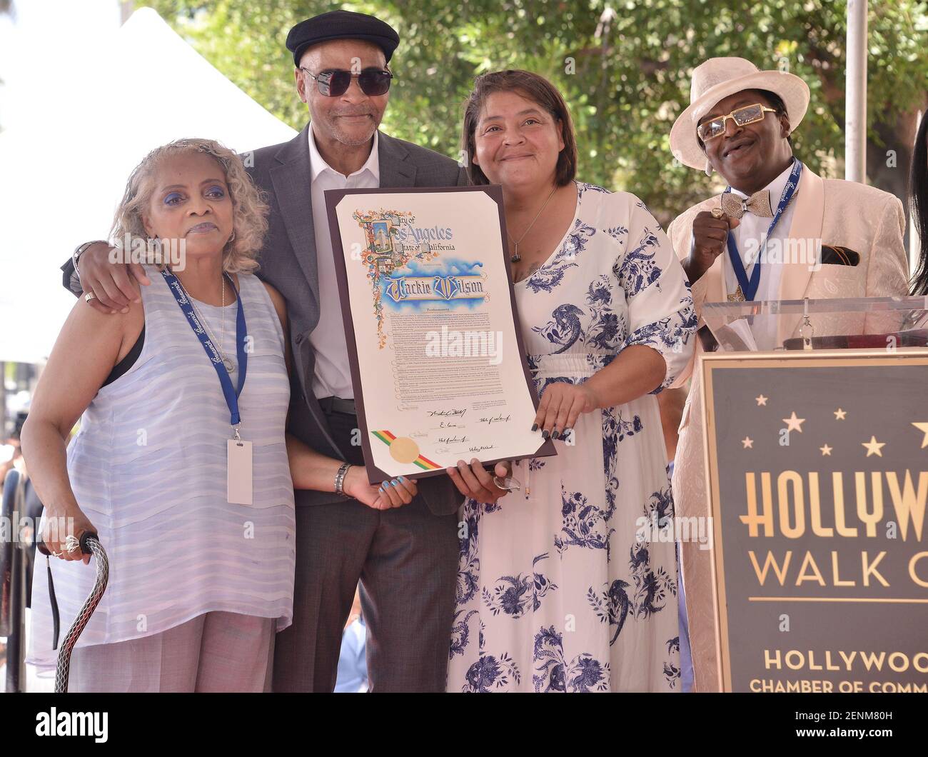 Sabrina Wilson, John Wilson and Wilson Children at the Jackie Wilson ...