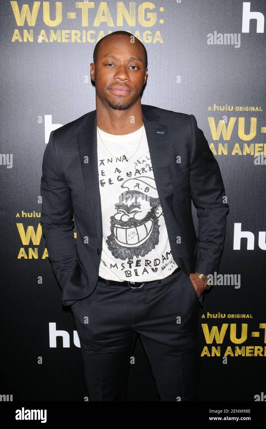 Marcus Callender attends the Wu-Tang: An American Saga premiere held at ...