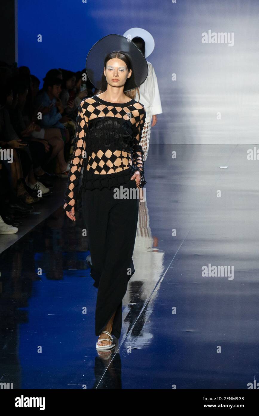 Models walk the NYFW ICY Dynasty Fengyi Tan SS20 Runway Show at Spring ...