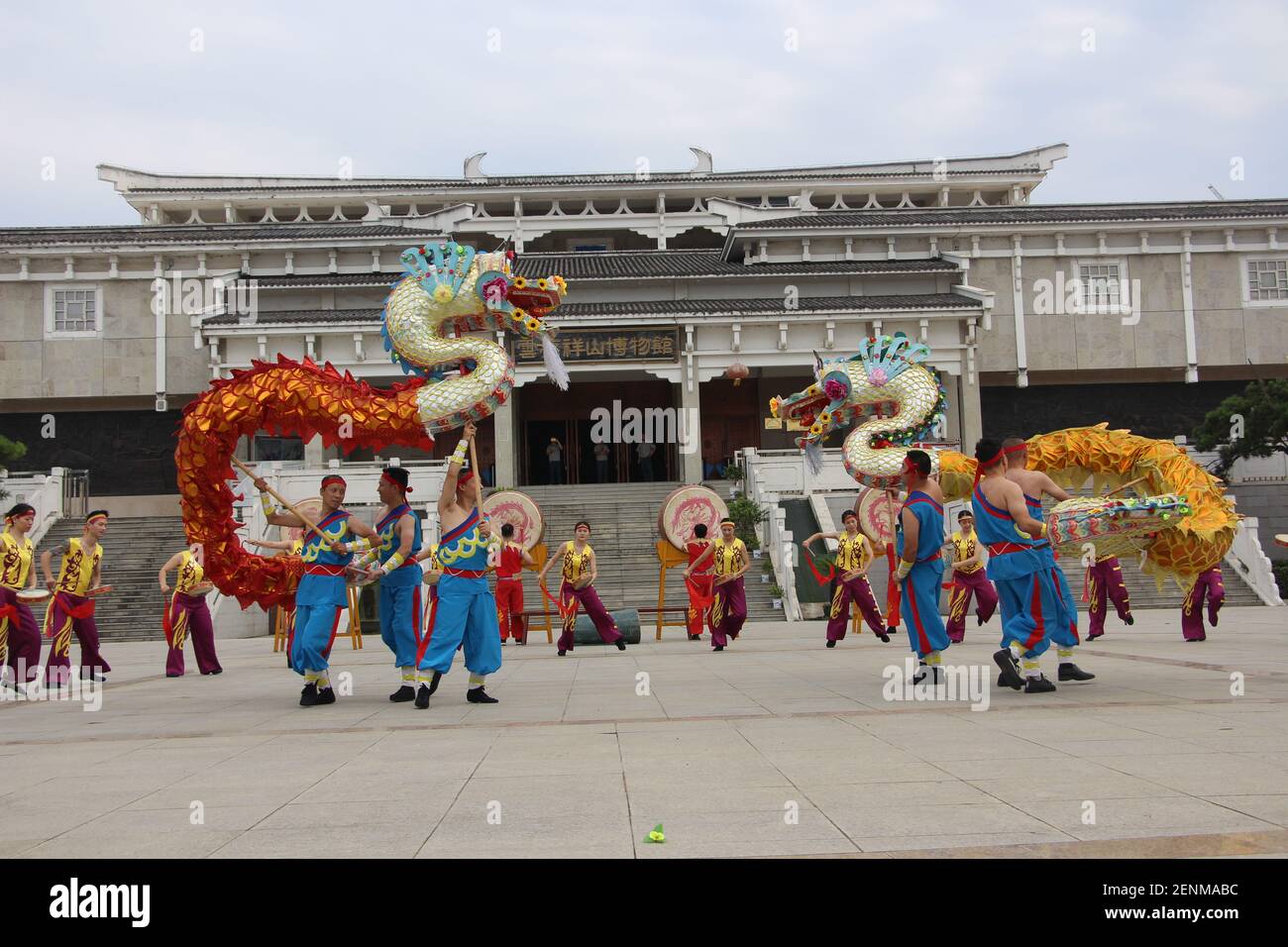 Hubei,CHINA-National intangible cultural heritage "three sections of ...